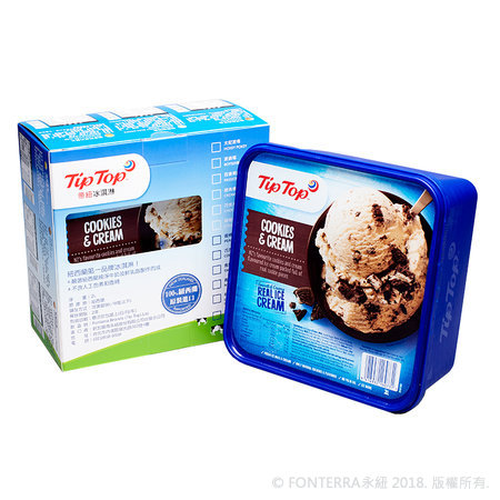 Tip Top 冰淇淋 - 巧克力餅乾 Cookies & Cream