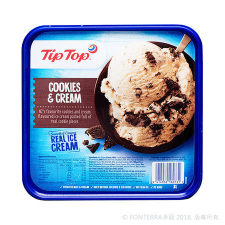Tip Top 帝紐冰淇淋 - 巧克力餅乾 Cookies & Cream