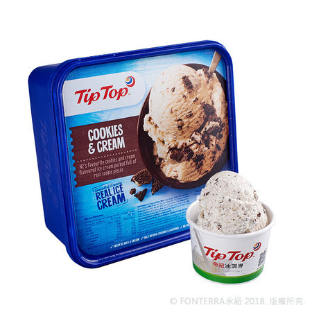 Tip Top 冰淇淋 - 巧克力餅乾 Cookies & Cream