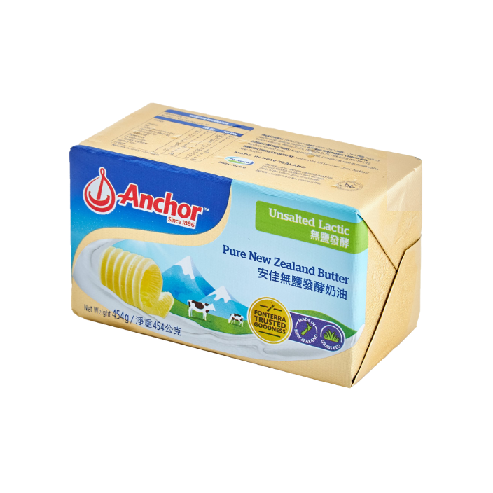 安佳 454g裝奶油 (無鹽發酵)Anchor Butter 20*454g (Unsalted Lactic)